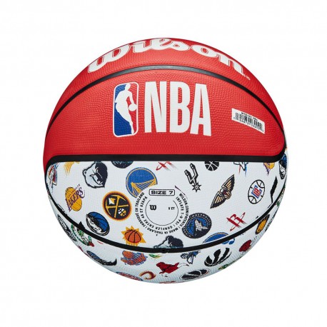 Wilson Palla Basket Nba All Team Rosso Bianco - Acquista online su ...